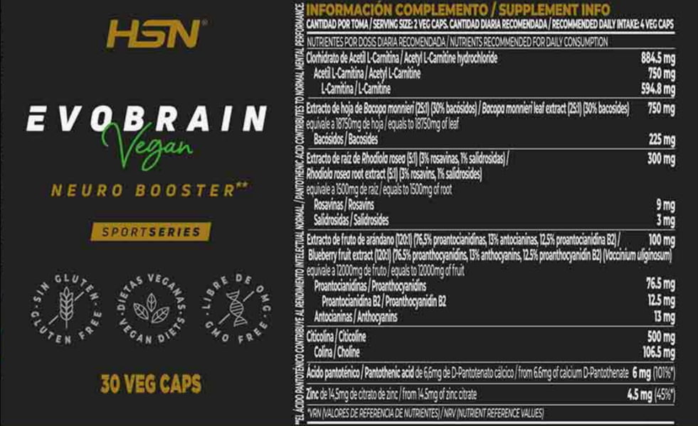 Evobrain: Nootropo per studio, memoria e stato d'animo