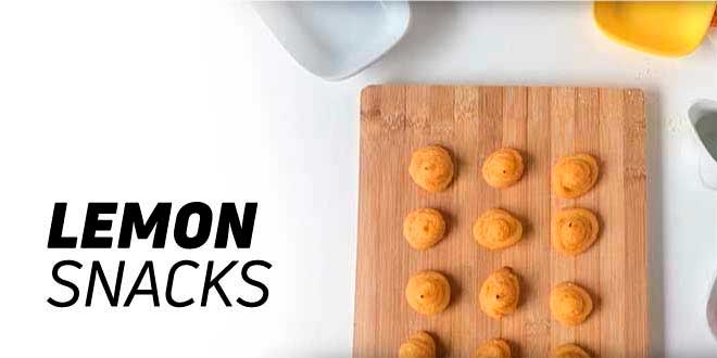 Recipe to cook some Lemon Snacks for a Pre-workout meal!