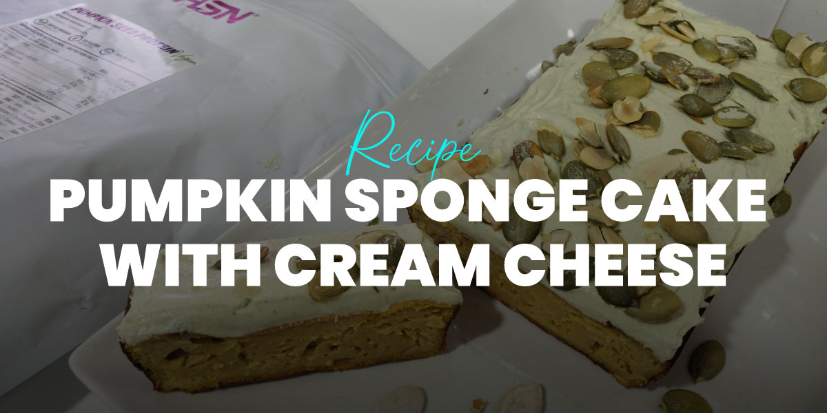 Pumpkin Sponge Cake with Cream Cheese | Fit Recipe